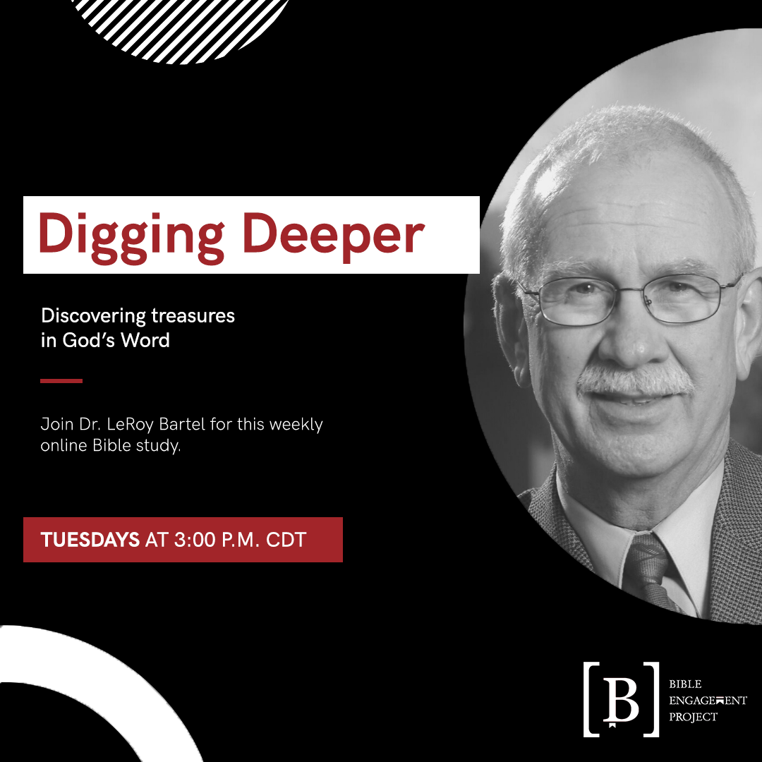 “Digging Deeper” featuring “Discovery Bible Study” – a Zoom Webinar ...